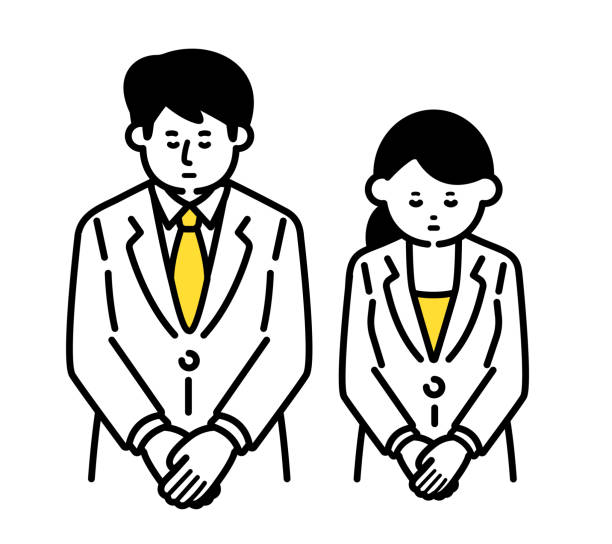 2200 Japanese Bowing Stock Illustrations Royalty Free Vector