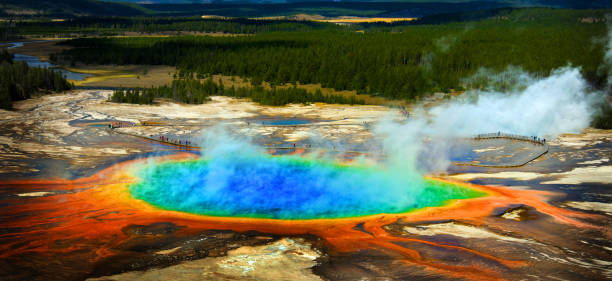 Free Stock Photo of Rainbow in Yellowstone | Download Free Images and ...