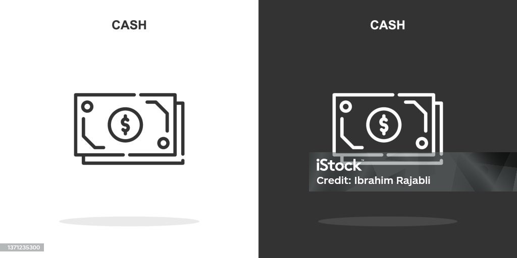 Icône De Ligne De Caisse Style De Contour Simplesigne Linéaire Cash