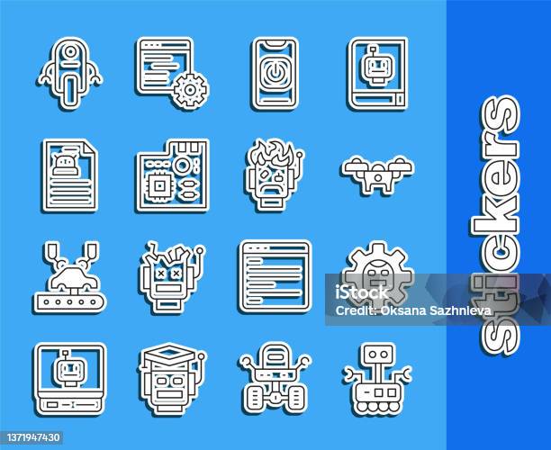 Set Line Robot Drone Turn Off Robot From Phone Motherboard Digital Chip ... Set Line Robot Drone Turn Off Robot From Phone Motherboard Digital Chip ...