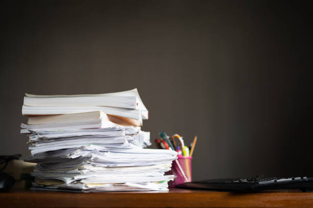 Free Stock Photo of Calculator on Top of Pile of Papers | Download Free ...