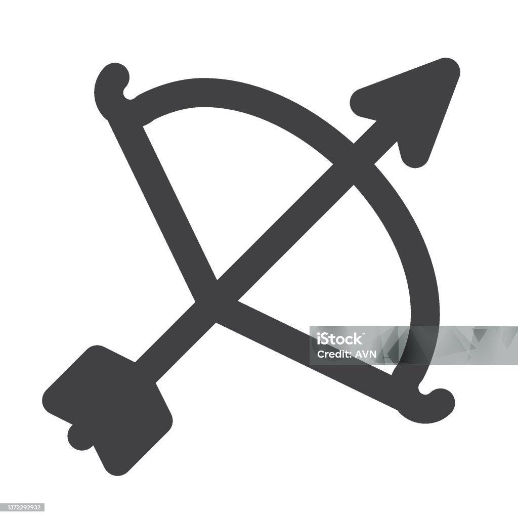 Archery Bow Vector Icon Stock Illustration Download Image Now Archery Archery Bow Arrow