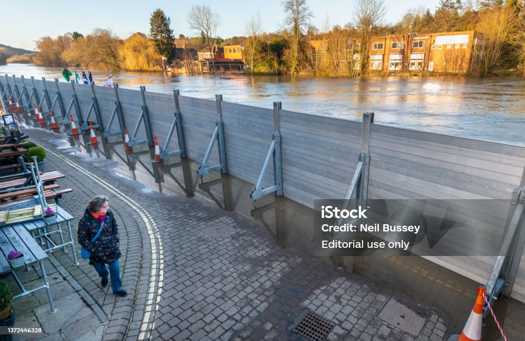 Critically High River Levels At Bewdley Cause Deep Concern For Local