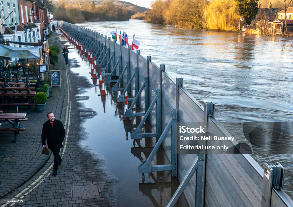 Critically High River Levels At Bewdley Cause Deep Concern For Local