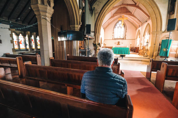Free Stock Photo of Man Praying in Church | Download Free Images and ...
