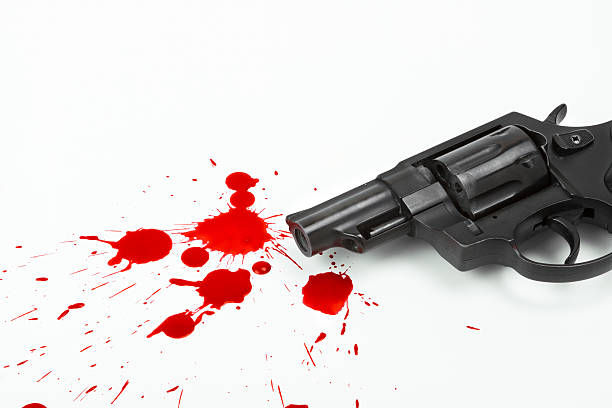 Free Stock Photo of Blood spatter down the barrel of a gun | Download ...