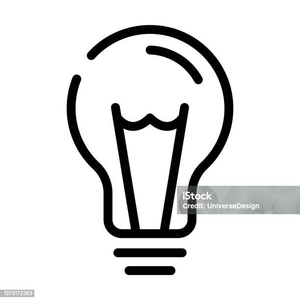 Light Bulb Turned Off Thin Line Icon Energy Light Linear Icons From ... Light Bulb Turned Off Thin Line Icon Energy Light Linear Icons From ...