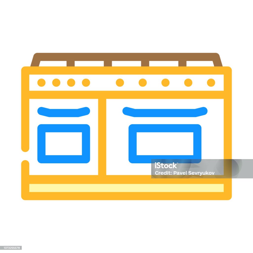 Ilustración de Ilustración Vectorial Del Icono De Color De La Gama De ... Ilustración de Ilustración Vectorial Del Icono De Color De La Gama De ...