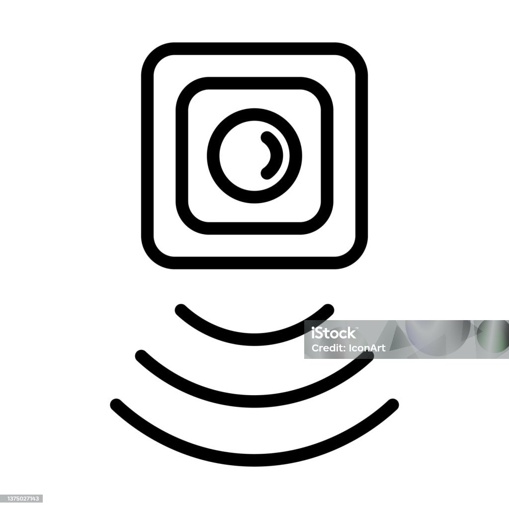 Icône De Capteur De Mouvement De Lintellegence Artificielle Et De La