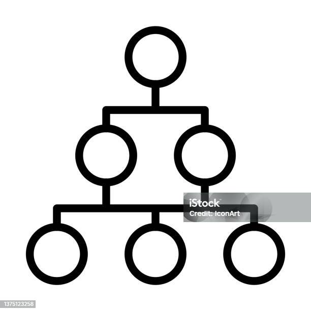 Hierarchical Order Icon From Business Collection Thin Linear Hierarchical Order Hierarchical