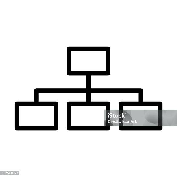 Hierarchy Structure Icon From Business Collection Thin Linear Hierarchy Structure Hierarchy