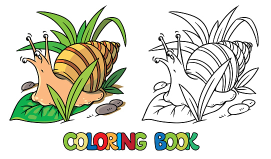 Drôle Descargot Livre De Coloriage Pour Enfants Illustration