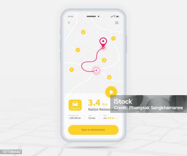 Peta Navigasi Gps Aplikasi Ux Ui Konsep Mobile Peta Aplikasi Smartphone ... Peta Navigasi Gps Aplikasi Ux Ui Konsep Mobile Peta Aplikasi Smartphone ...