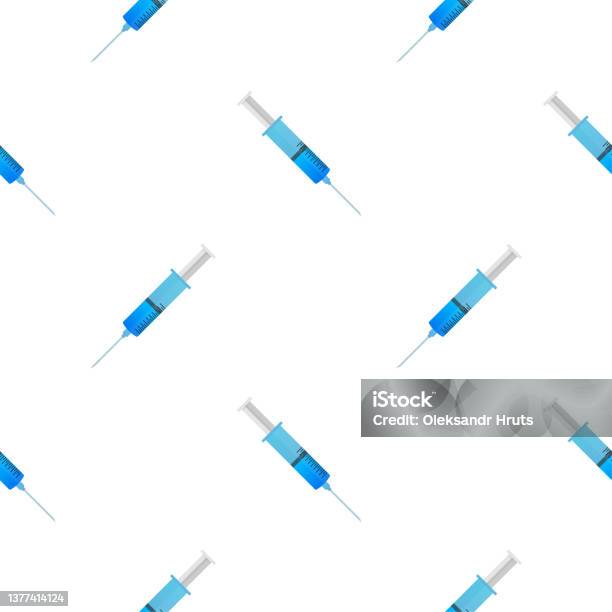 Modèle De Seringue Médicale La Seringue Dinjection Illustration