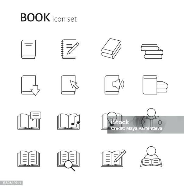 Ensemble Dicônes De Livre Simples Linéaires Plates Groupe De