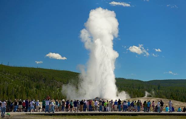 Free picture: old, faithful, geyser