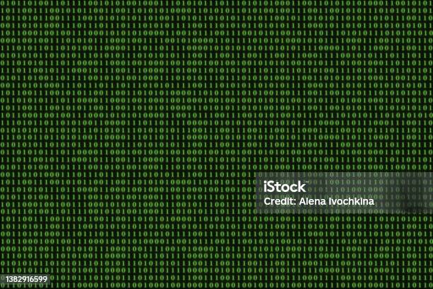Latar Belakang Matriks Hijau Dari Bilangan Biner Matriks Data Komputer