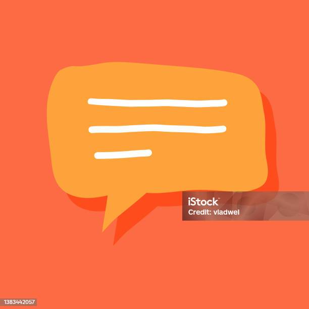 Bubble Speech Talk Vector Doodle Atau Balon Obrolan Digambar
