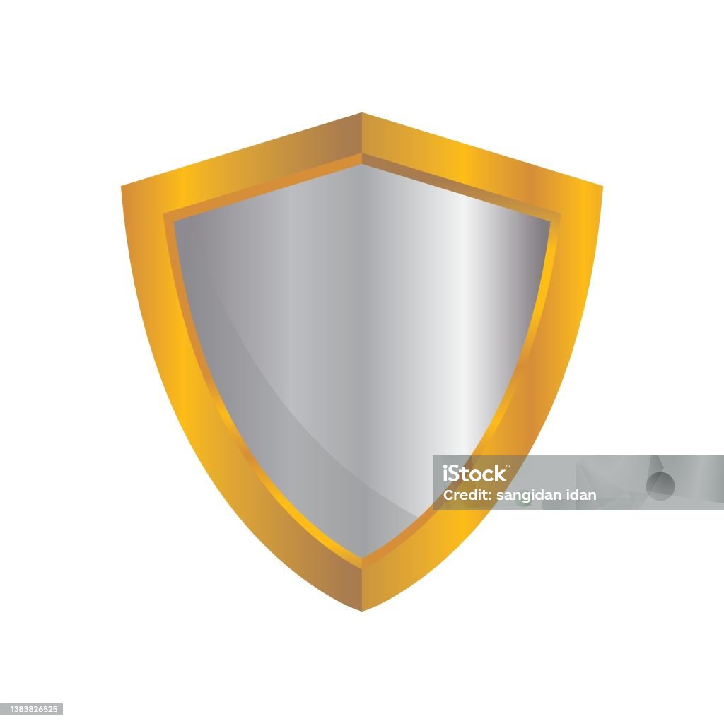Shield Vector Illustration Concept Design Template Stock Illustration