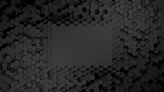 Latar Belakang Abstrak Segi Enam 3d Tekstur Sarang Lebah Grid Berwarna