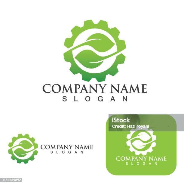 Logos De Vert Modèle Décologie De Feuille Darbre Logo Vectoriel