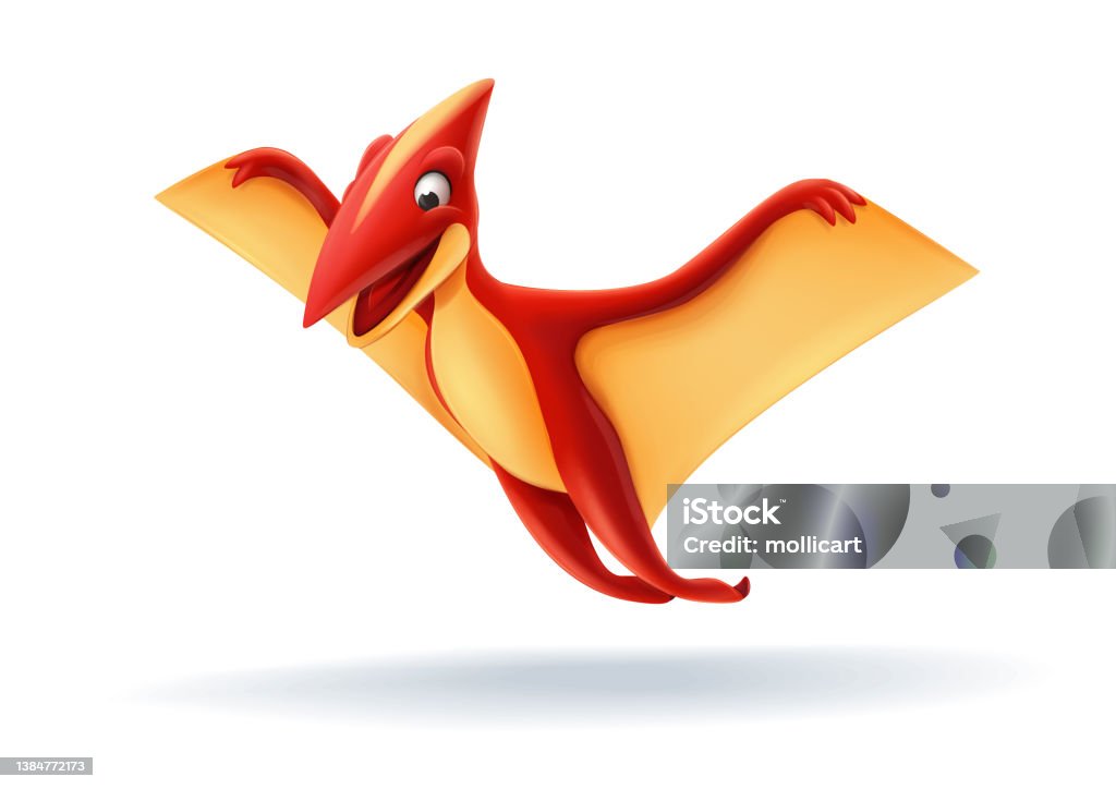 Ilustración de Lindo Pterosaurio De Dibujos Animados En Vector y más ... Ilustración de Lindo Pterosaurio De Dibujos Animados En Vector y más ...