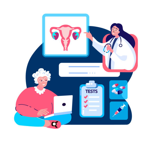 270 Gynecologist Senior Stock Illustrations Royalty Free Vector