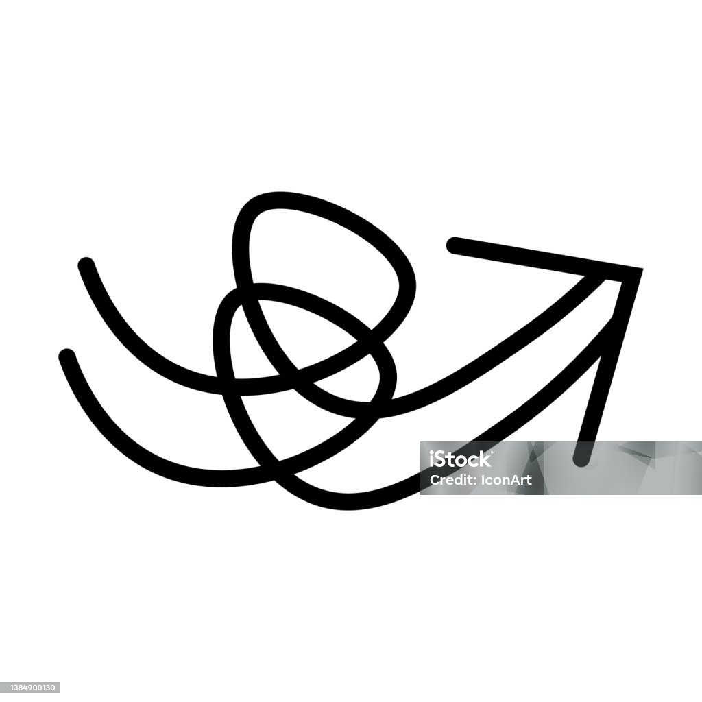 Sketch Loop Arrow Icon From User Interface Collection Thin Linear ... Sketch Loop Arrow Icon From User Interface Collection Thin Linear ...