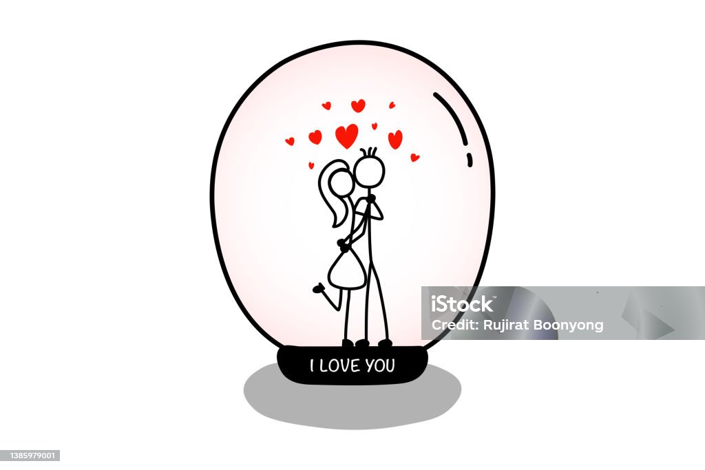 Vetores De Casal Doodle Se Beijando Garoto Beijando Namorada Desenho