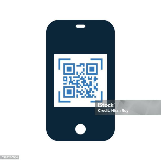Icône De Code Qr Vecteur Modifiable Simple Isolé Sur Fond Blanc
