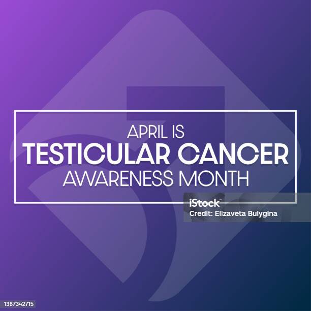 April Is Testicular Cancer Awareness Month Vector Illustration Holiday