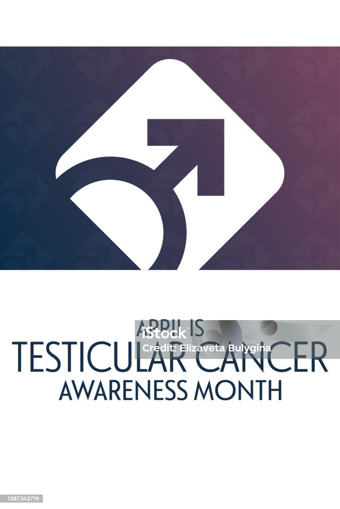 April Is Testicular Cancer Awareness Month Vector Illustration Holiday