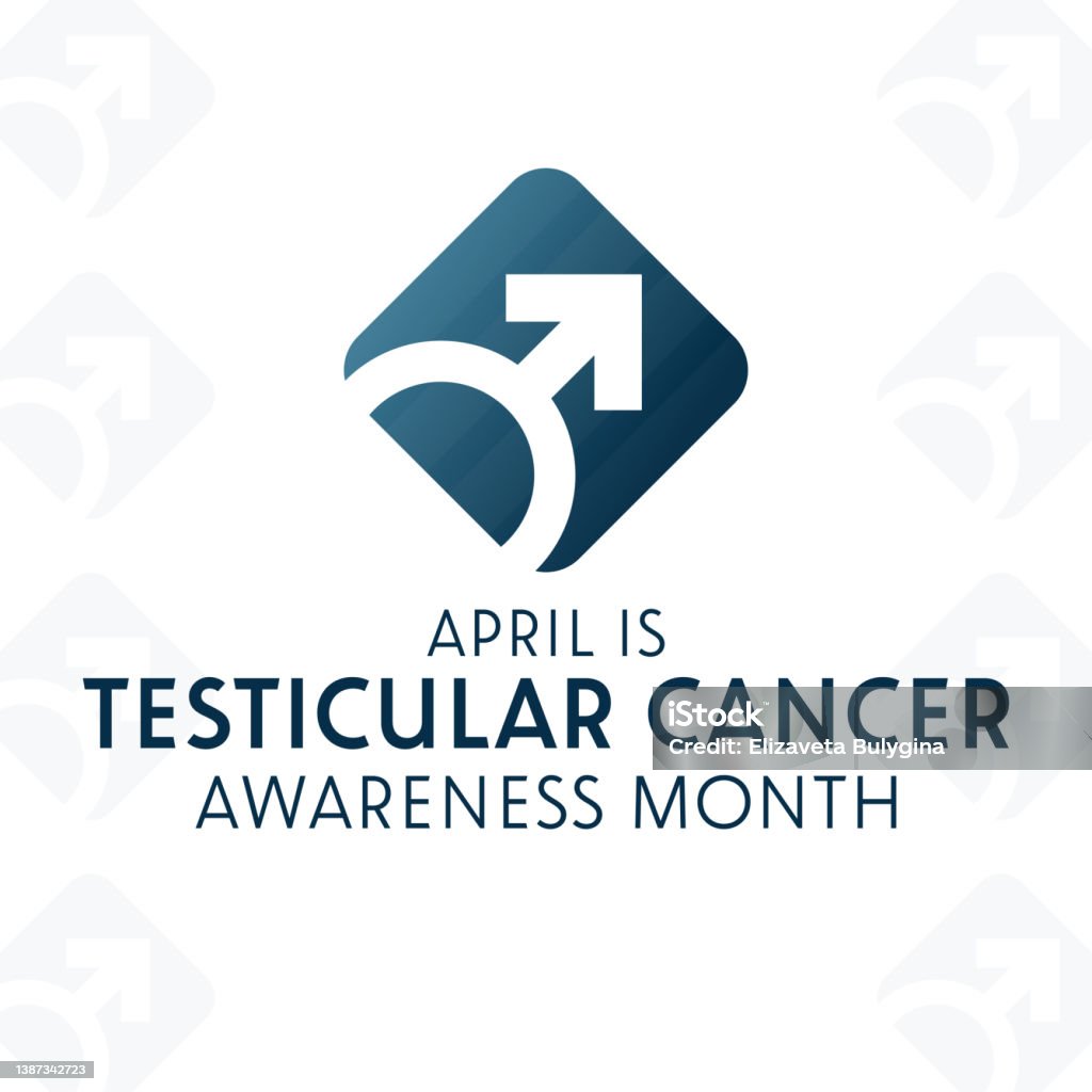 April Is Testicular Cancer Awareness Month Vector Illustration Holiday