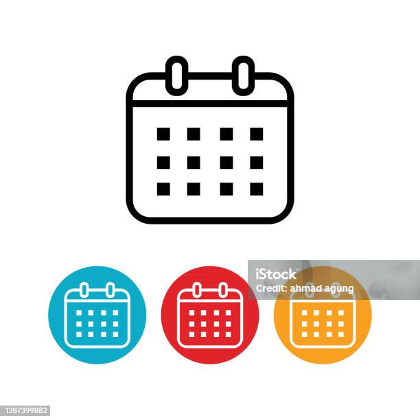Vecteur Dicône De Calendrier Symbole Pour Le Site Web Vecteur
