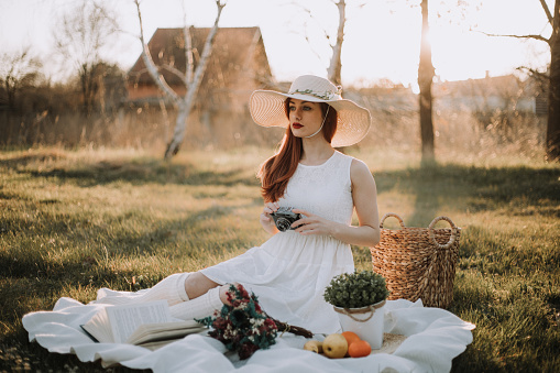 Free Picture Woman Fashion Girl Nature Summer Portrait Dress
