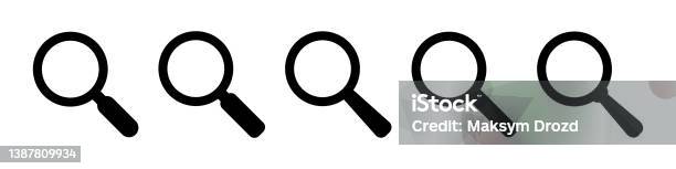Icône De Recherche Icône De Loupe Loupe Vectorielle Ou Signe De Loupe