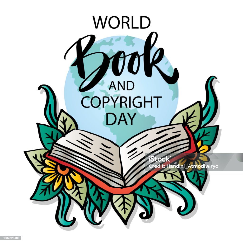 세계 책과 저작권의 날 포스터 개념 4월 23일 4월에 대한 스톡 벡터 아트 및 기타 이미지 4월 World Book