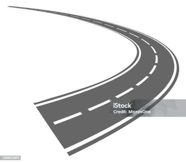 Road Curve Round Turn Way Driving Path Stock Illustration - Download ... Road Curve Round Turn Way Driving Path Stock Illustration - Download ...