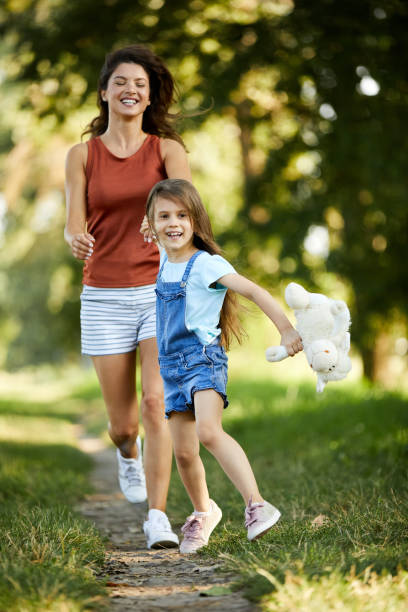 Free Stock Photo of Kids and parents running in the park | Download ...