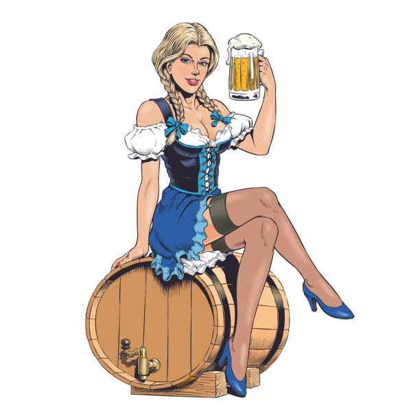170 Pin Up Waitress Stock Illustrations Royalty Free Vector Graphics