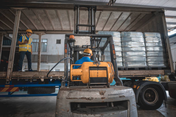 Free picture: forklift, back