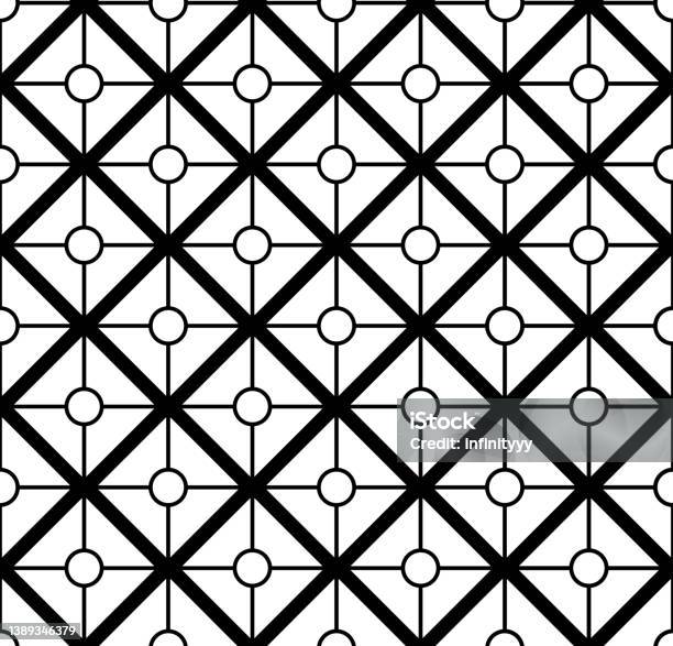 Seamless Vector Pattern With Stripes Lines Abstract Geometric