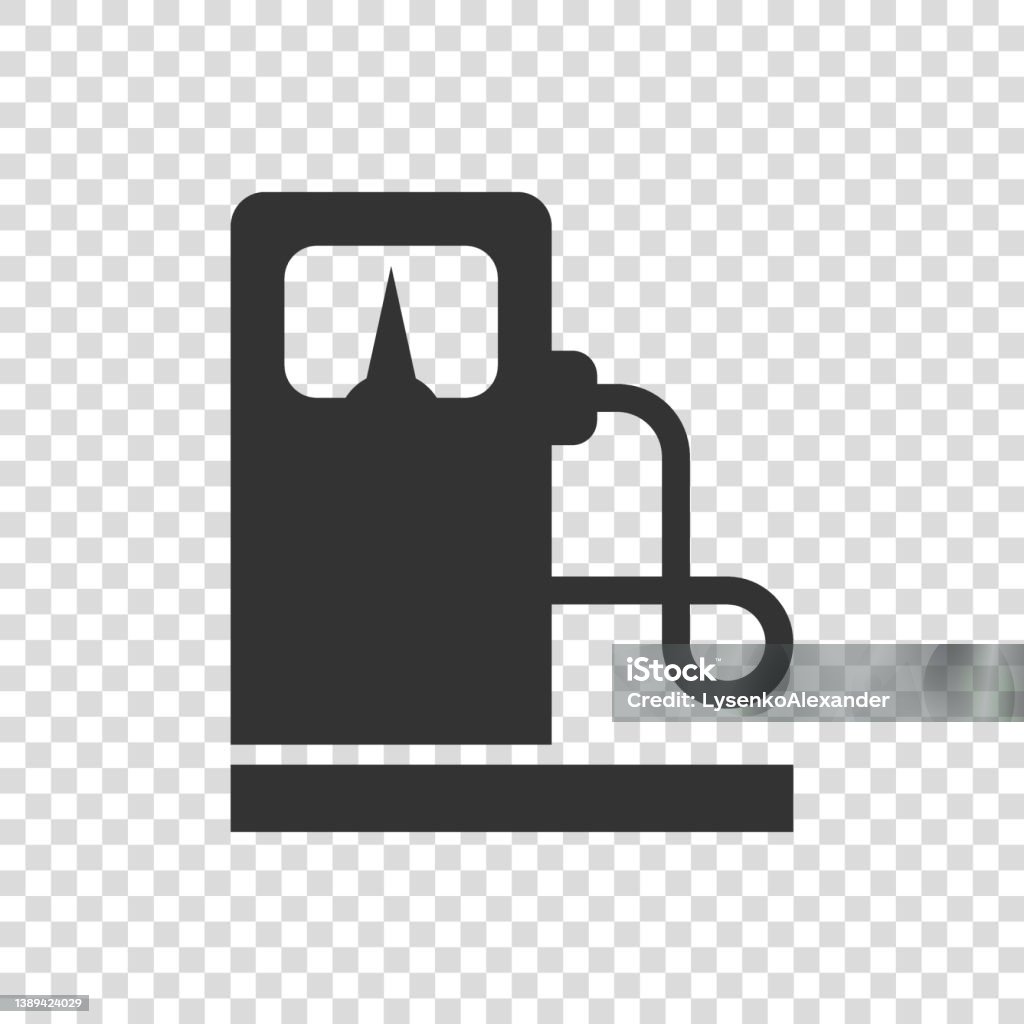 Icône De Pompe À Carburant Dans Un Style Plat Illustration Vectorielle