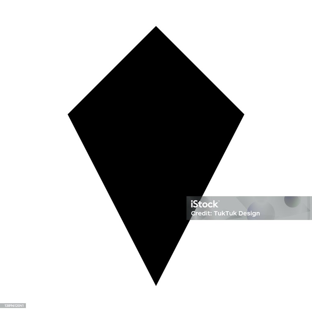 Icône Vectorielle De Symbole De Forme De Cerfvolant Pour Une Conception