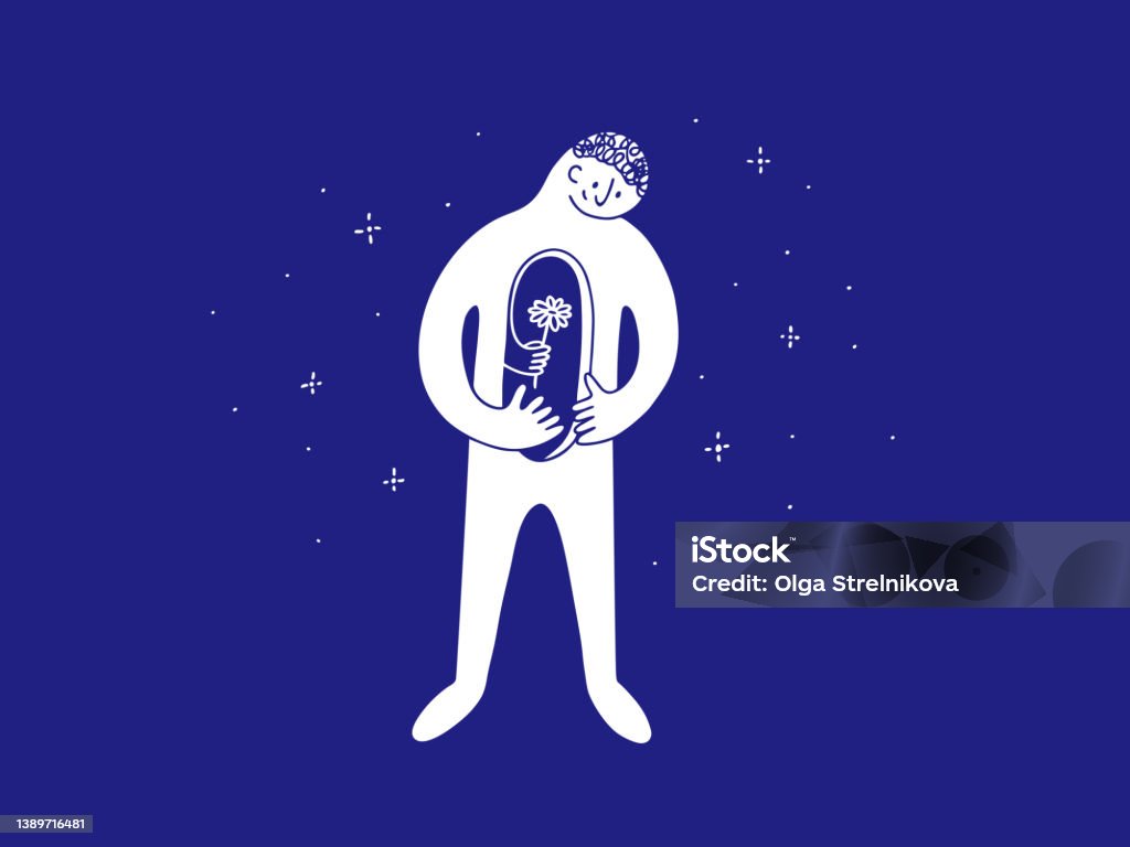 Cinta Diri Konsep Kesehatan Mental Dengan Ilustrasi Vektor Karakter ... Cinta Diri Konsep Kesehatan Mental Dengan Ilustrasi Vektor Karakter ...