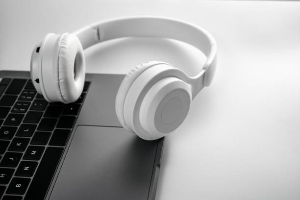 Free Stock Photo of Desk With Keyboard, Mouse, and Headphones ...