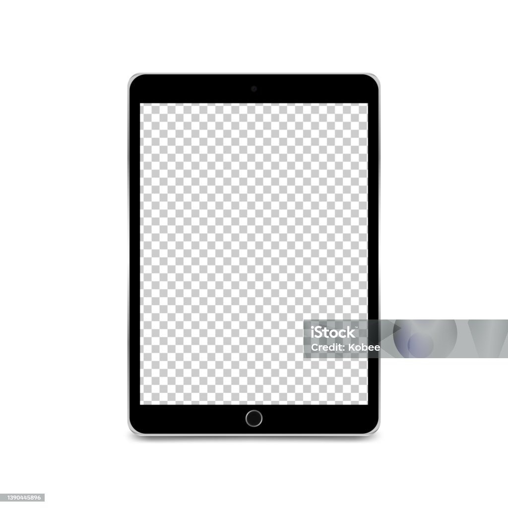 Tablet Vector Mockup Tablet Mockup Technology Device Blank Screen