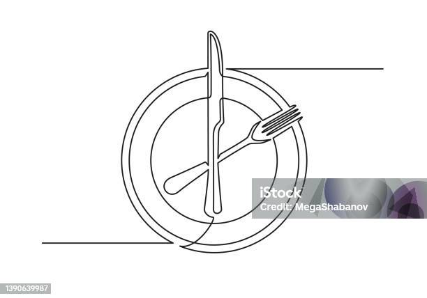 Gambar Satu Baris Terus Menerus Dari Alat Makan Ilustrasi Stok - Unduh ... Gambar Satu Baris Terus Menerus Dari Alat Makan Ilustrasi Stok - Unduh ...