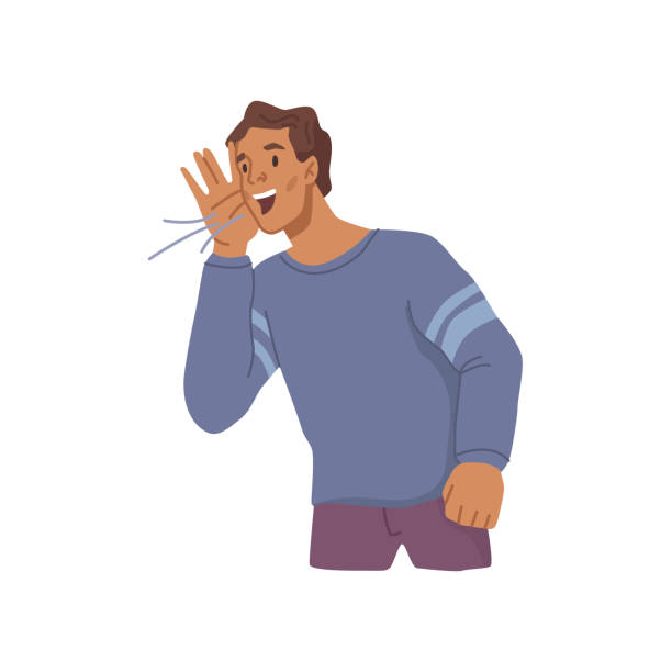 Man Yelling Clipart