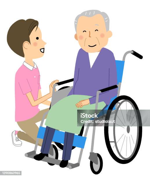 Pria Tua Dan Pengasuh Duduk Di Kursi Roda Ilustrasi Stok - Unduh Gambar ... Pria Tua Dan Pengasuh Duduk Di Kursi Roda Ilustrasi Stok - Unduh Gambar ...